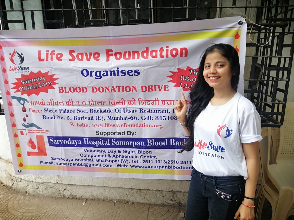 Support A Blood Donation Drive – LIFESAVE Foundation